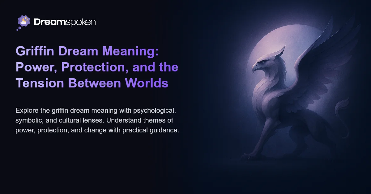Griffin Dream Meaning: Power, Protection, and the Tension Between ...